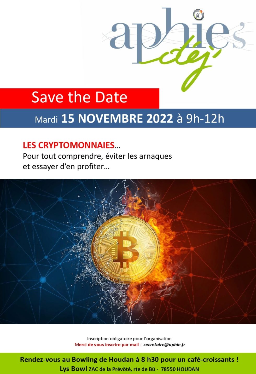 Aphie's Dej du 15 Novembre : les cryptomonnaies - APHIE