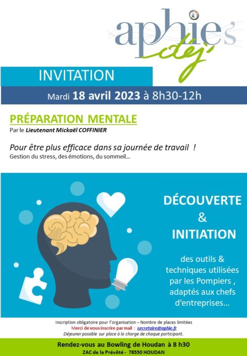 Aphie's Dej du 18 avril : Préparation mentale - APHIE